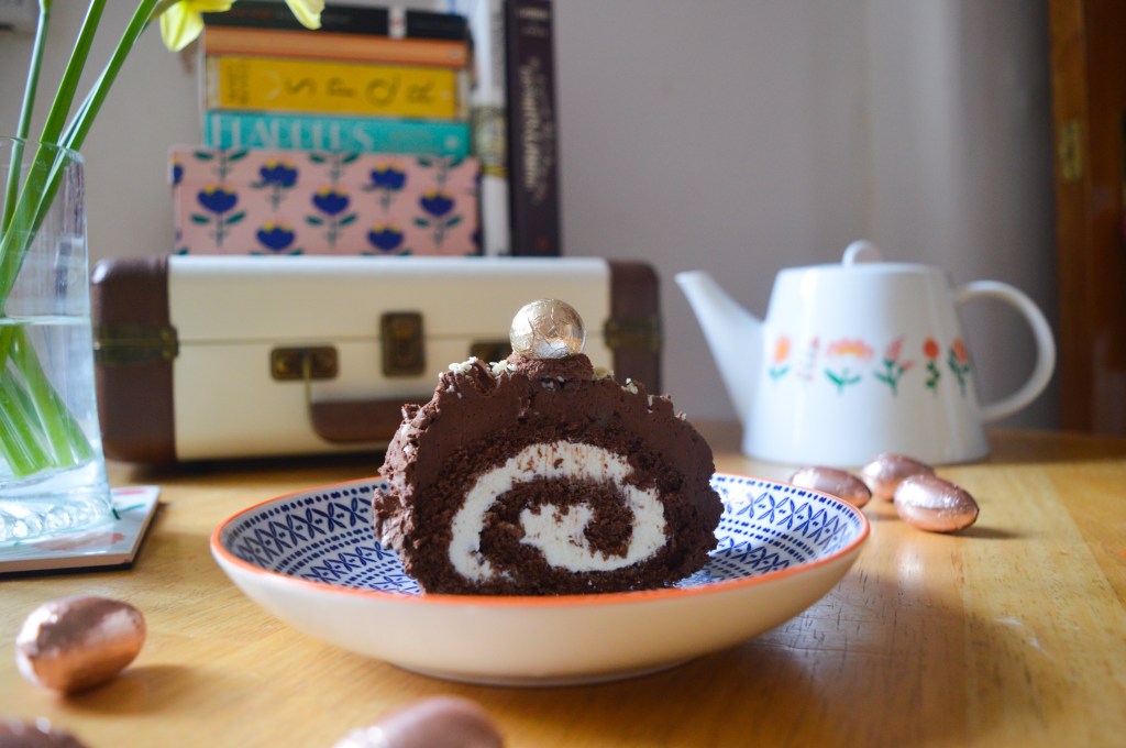 Gluten Free Easter Chocolate Log – Titchy Ton Bakes